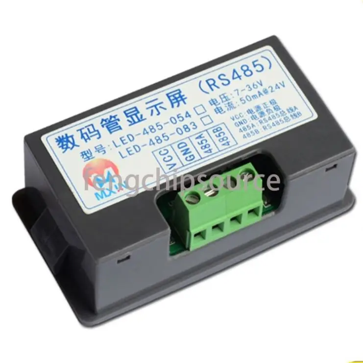 RS485 serial port table led digital tube display 485 display module PLC ...