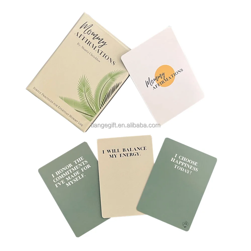 Positive Affirmation Cards Deck Custom Affirmation Card Set| Alibaba.com