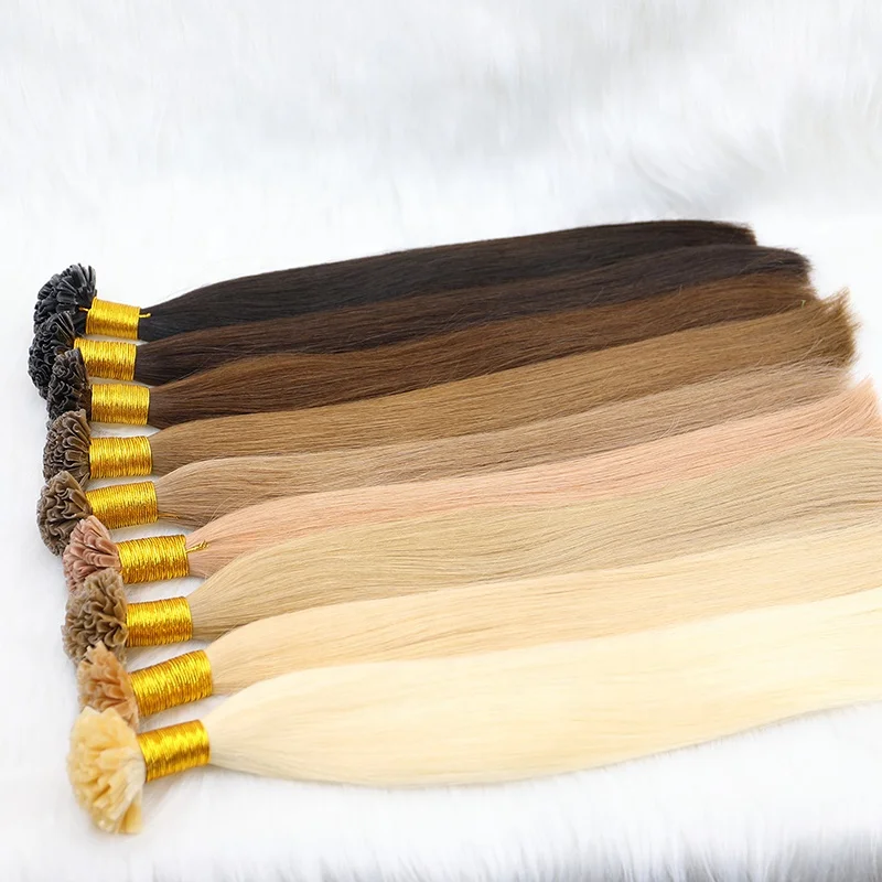 Virgin Hair Nail-Tip Keratin U Tip Extensions Ktip k Tip Hair ...