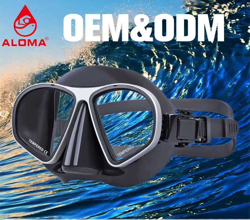 Custom Aloma New Professional Diving Snorkel Equipment Anti Fogging ...