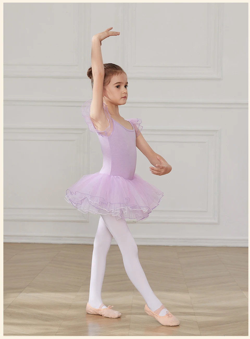 Girls Ballet Dress Dance Leotard Kids Tutu Skirts Gymnastics Ballet ...