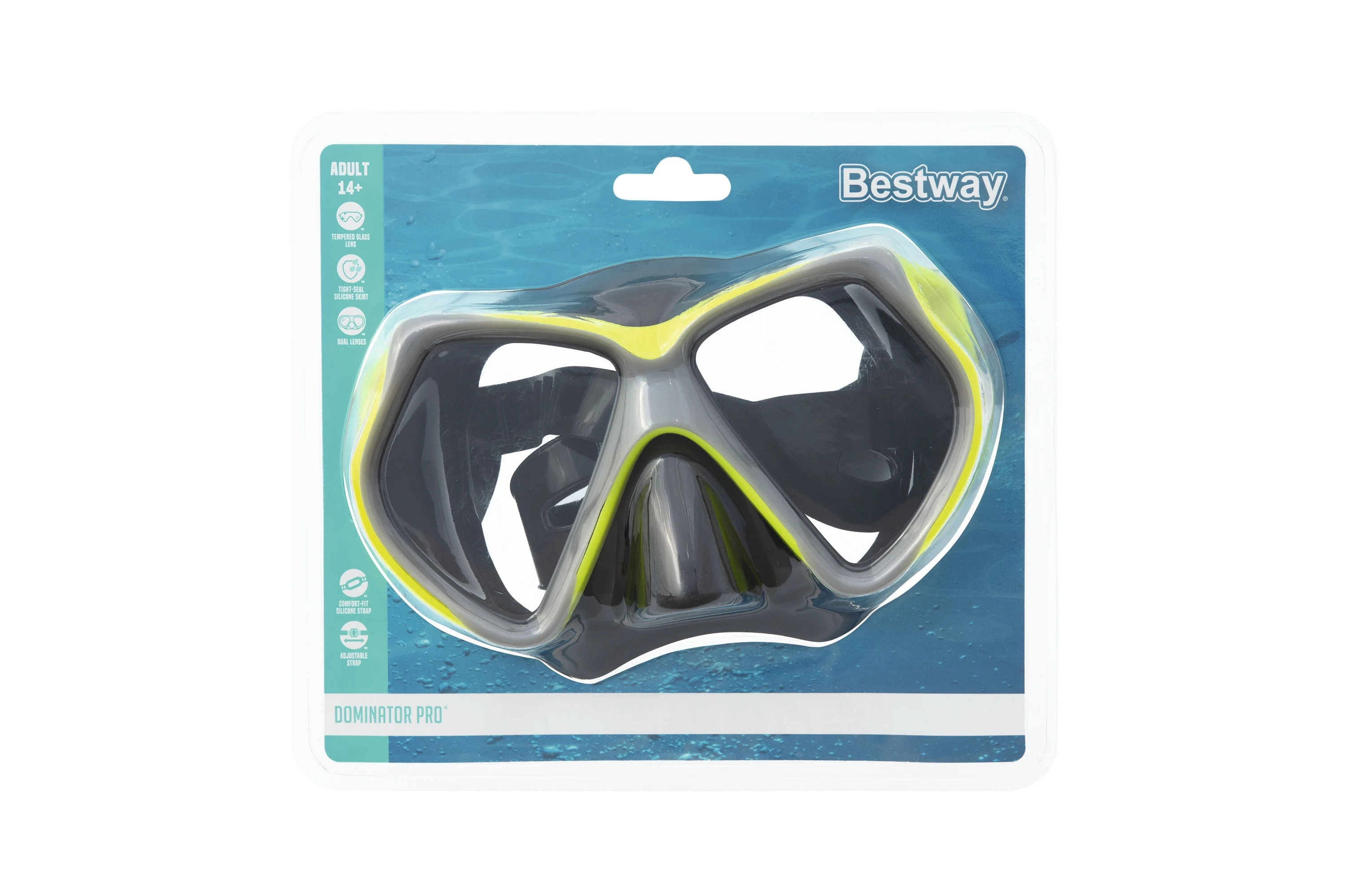 Bestway 22075 Half Face Double Lens Dominator Pro Diving Mask For Sale With Diving Equipment ...