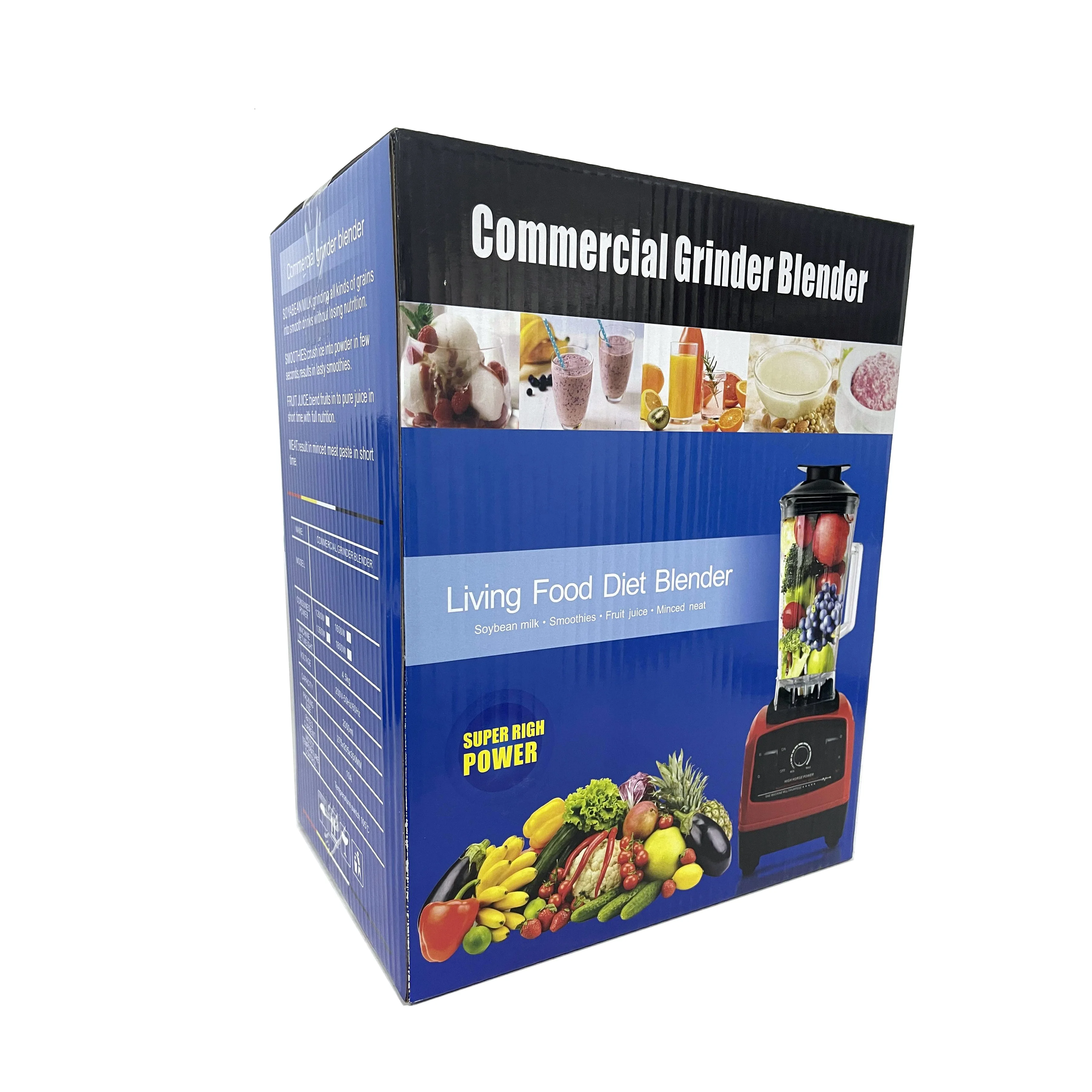 Silver Crest Blender 4500w 2l Large Capacity Commercial With Mixer ...