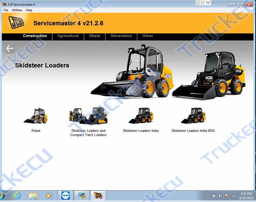 For Jcb Diagnostic Kit - Dla - Data Link Adapter - Servicemaster 4 ...