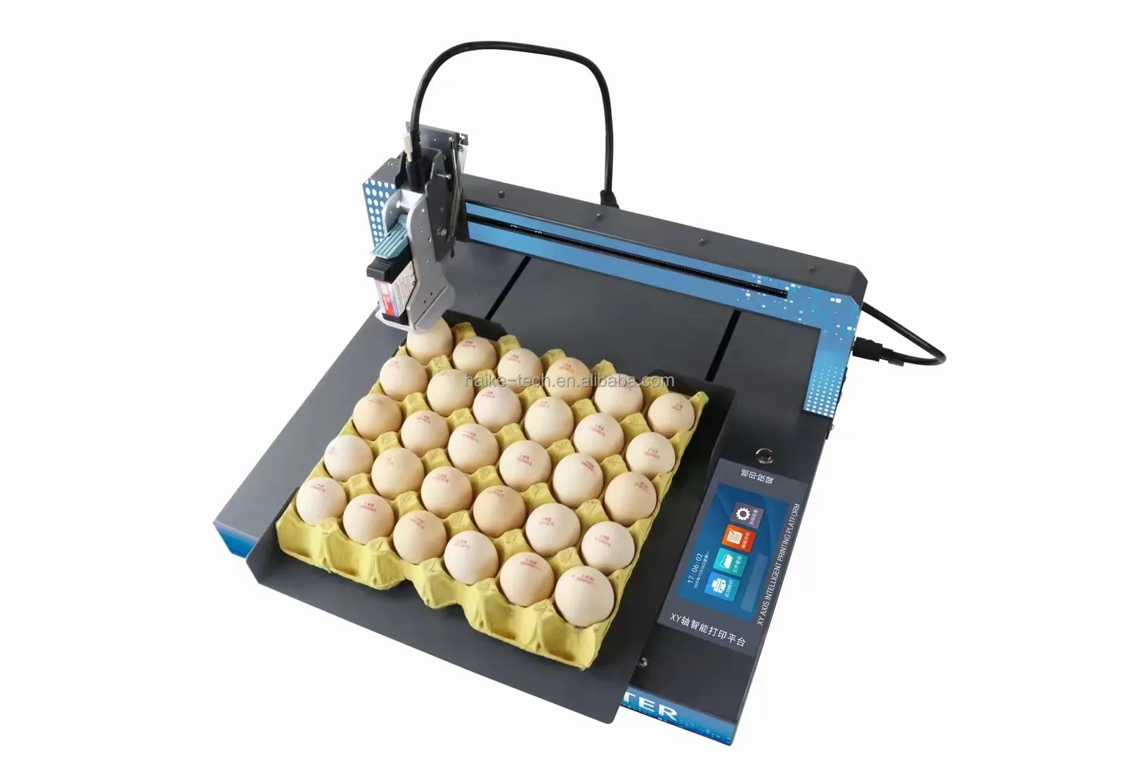 Automatic Egg Date Printer Printing Machine / Egg Stamping Machine ...