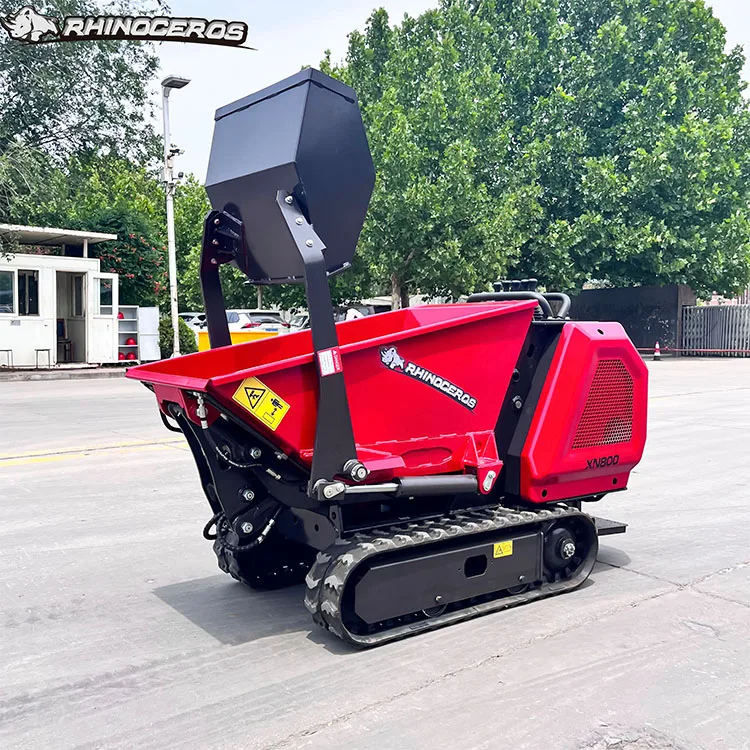 Rhinoceros Xn800 Mini Dumper Front Loader With Diesel Engine Crawler Mini Dumper Dumper Truck ...