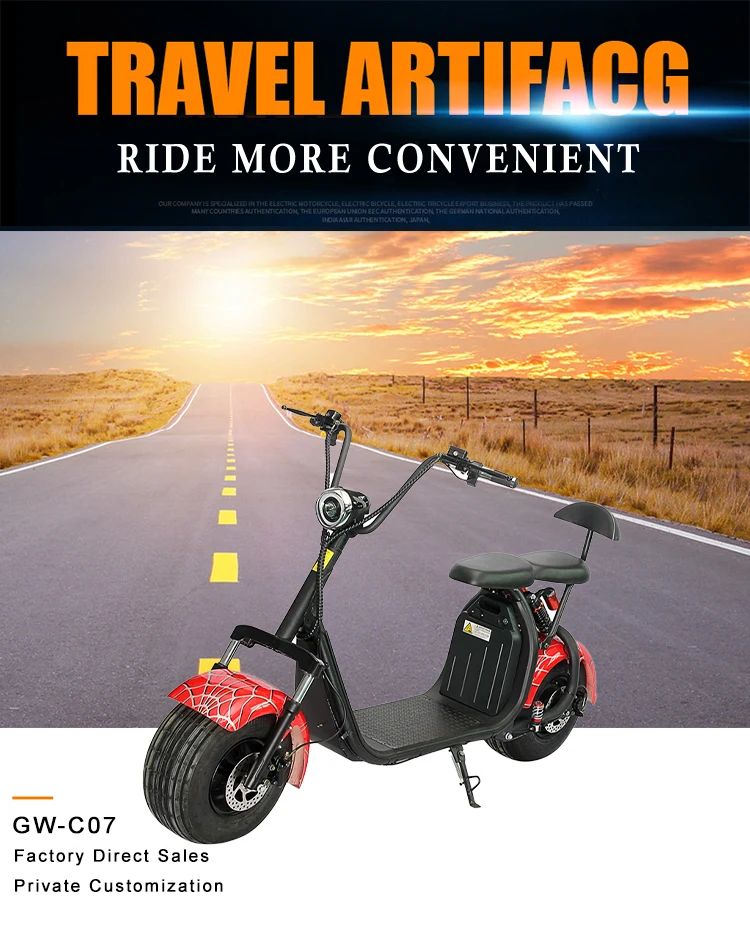 Wide Tire All Terrain Electric Scooter - Long Endurance