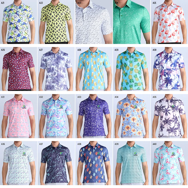 Shop Custom Golf Polo Shirts with Free Design & Sublimation