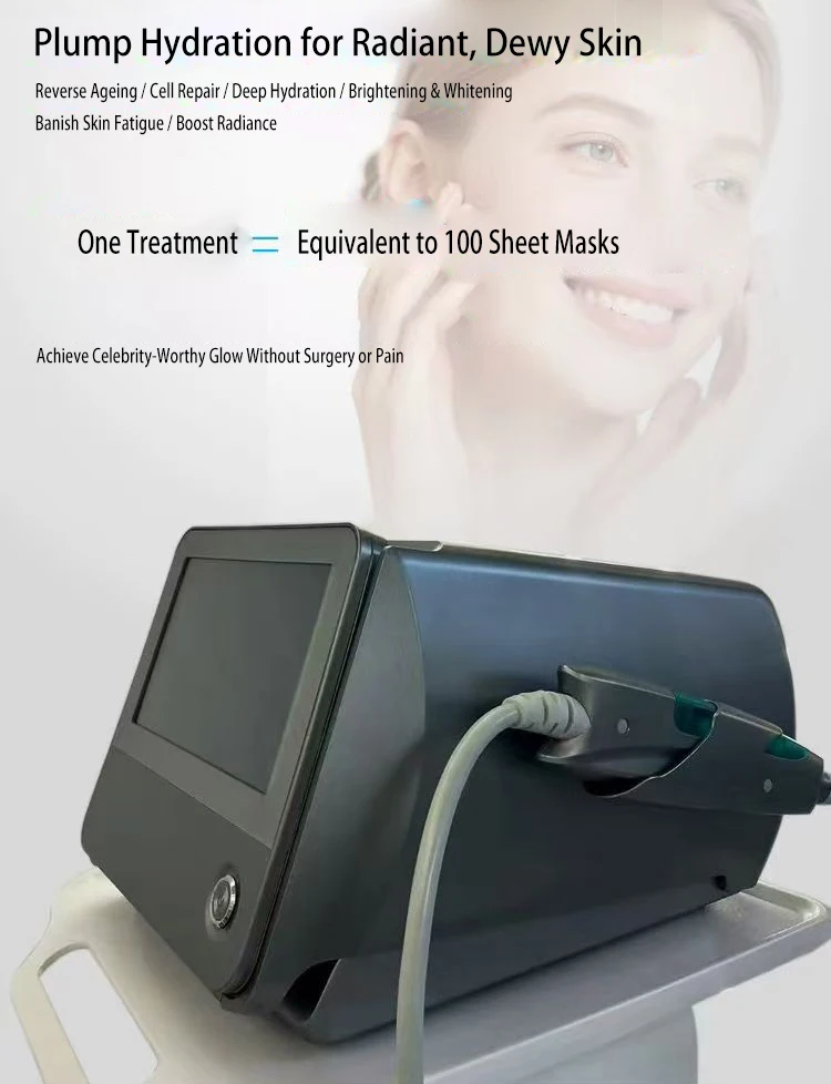 Professional Beauty Machine High-Pressure Non-Invasive Water Light Nano ...