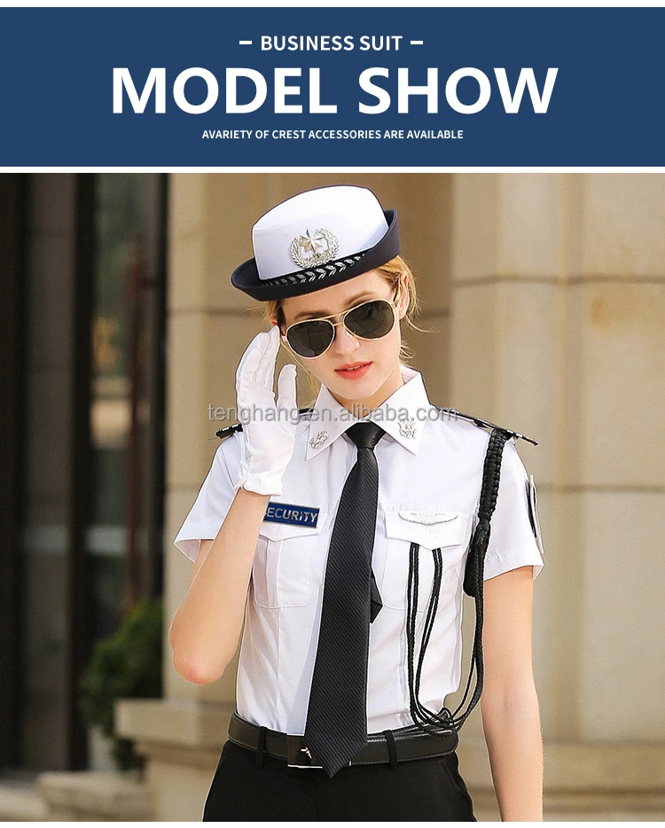 Women’s Dark Blue Security Guard Cap – Safety Uniform Hat, Oem