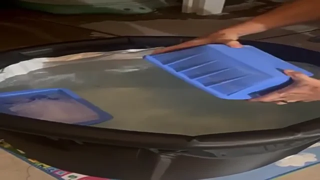 Foldable Extra Large Rectangular Ice Bath Moulds Ice Block Mold Molde ...