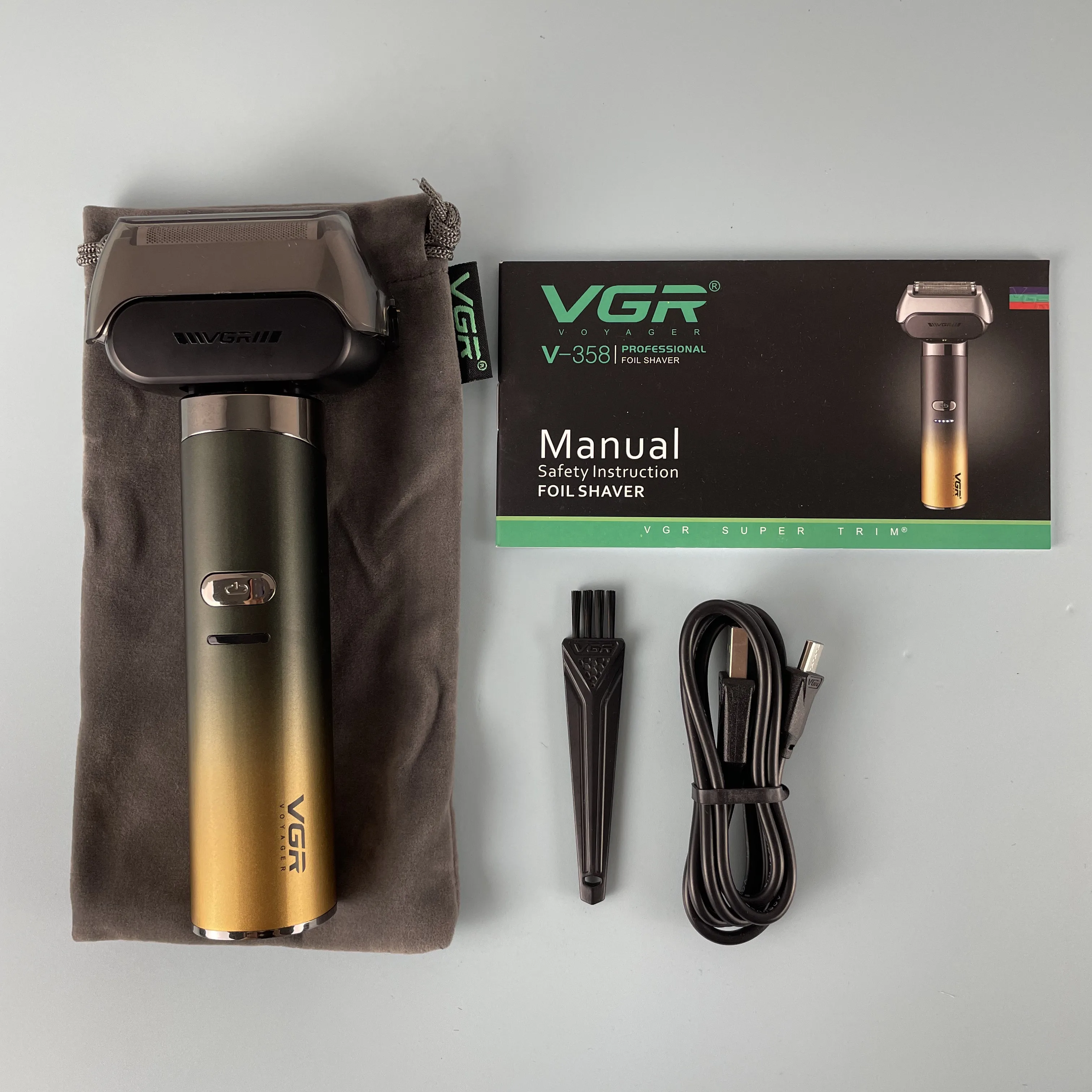 Vgr V-358 Hair Clipper Made - Professional Rechargeable Trimmer