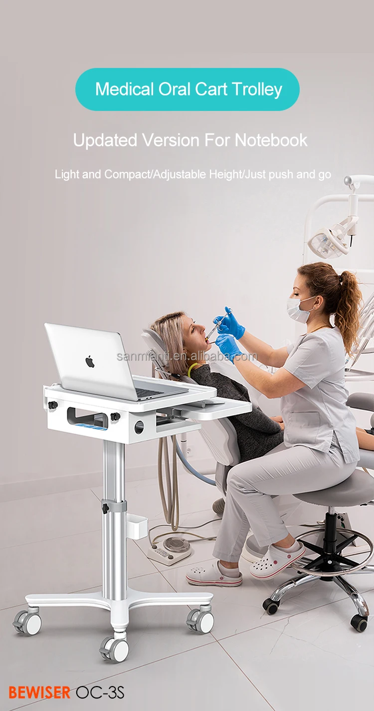 BEWISER MTO-3 Medical Cart - Versatile Trolley for Hospitals