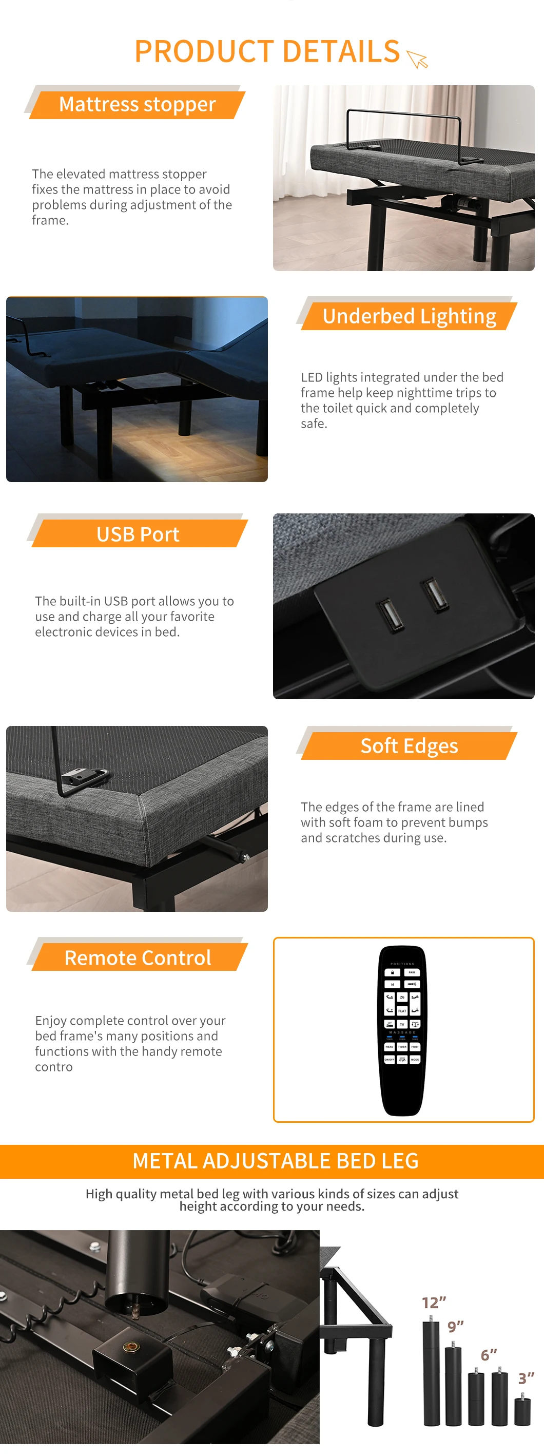 Konfurt Adjustable Bed - Modern Multi Functionality