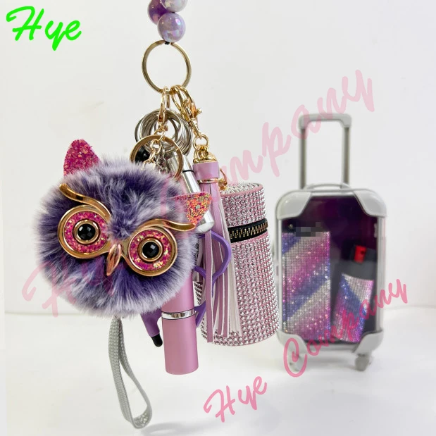 Bling Lady Kawaii Protective Girl Ladies Multi-function Suitcase Purse ...