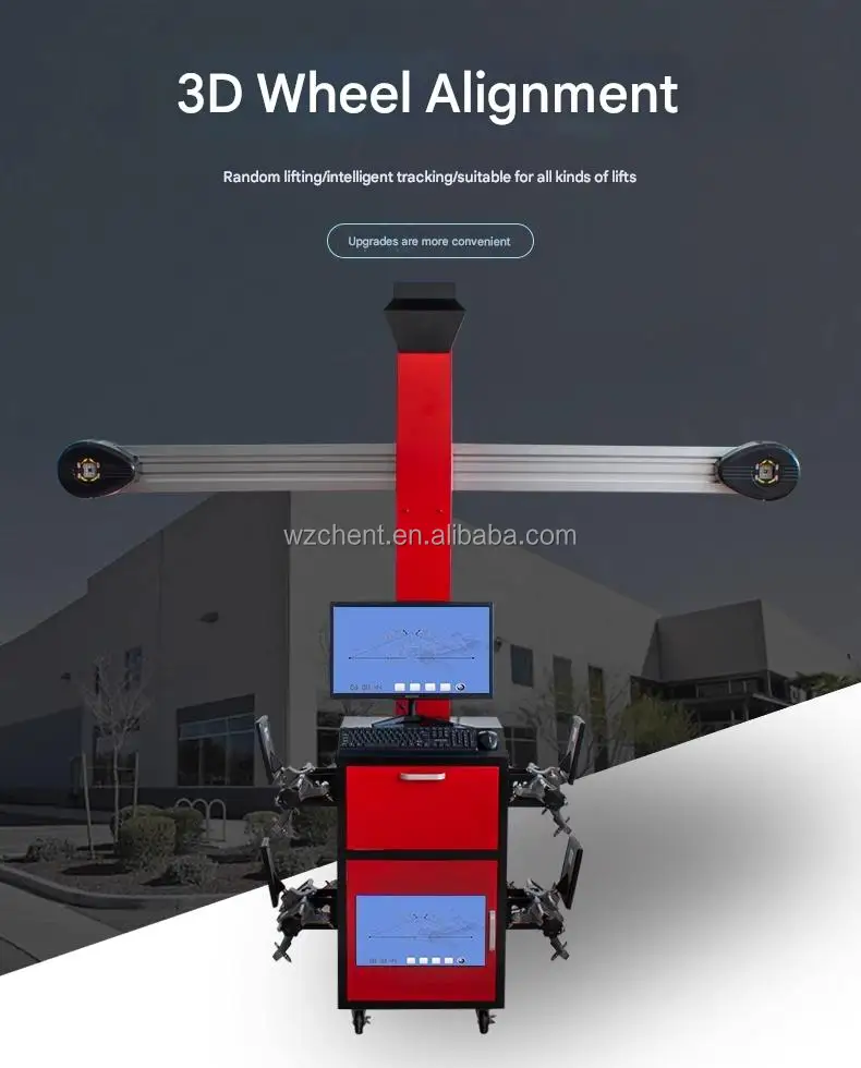 Sony Camera Equipped 3D Mobile Four Wheel Alignment Machine