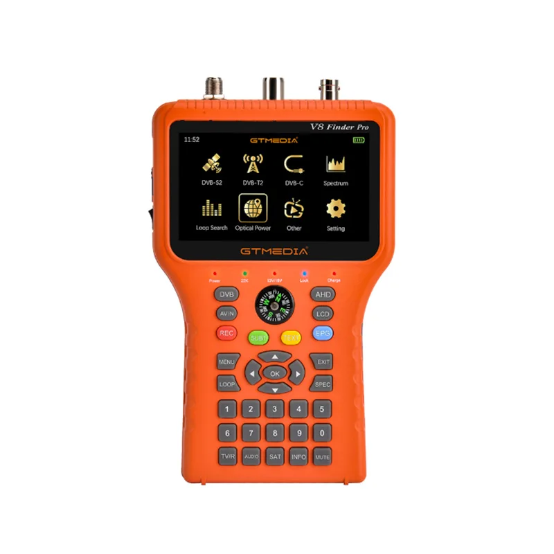 V8 Satellite Signal Finder Pro - DVB-S2X/S2/S/T2/T/C