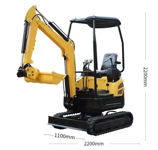 Mini Excavator Rotating Bucket Compactor Stake Mulcher - Buy Excavators ...