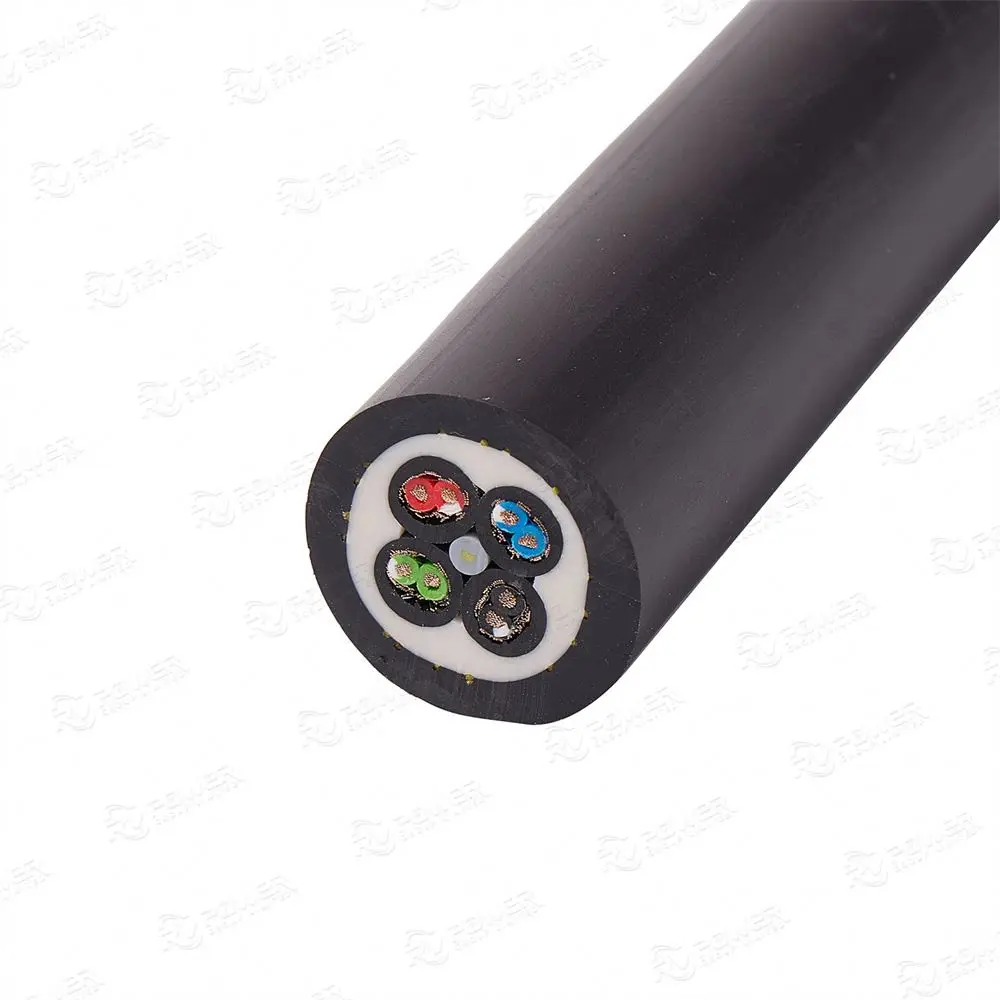Watertight Underwater 4 Core Power Cable With Underwater 4 Pairs STP ...