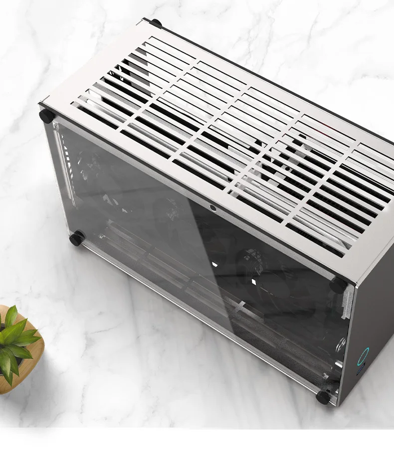 High Quality Aluminum Desktop Mini Computer Cases Gaming Pc Chassis ...