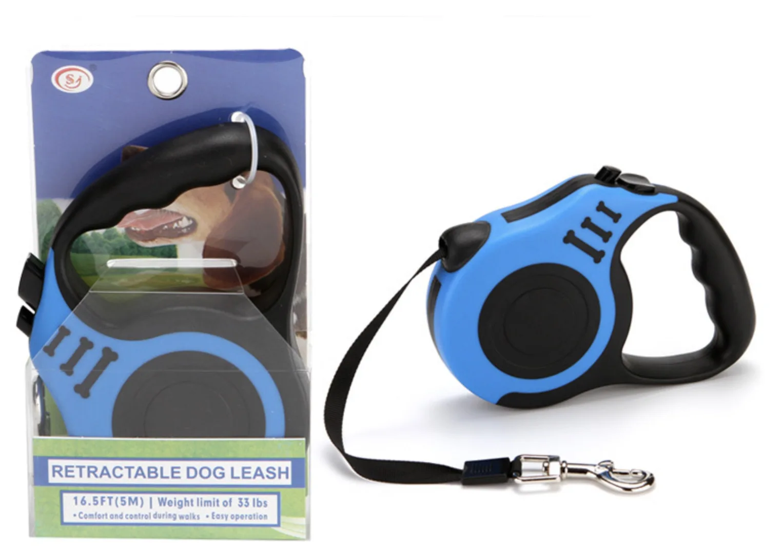 Custom 3m Retractable Dog Leash Automatic Telescopic Dog Rope With Non ...