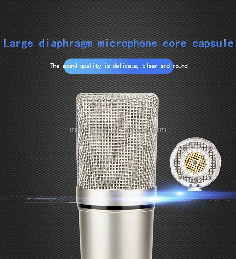 MU-87 Condenser Karaoke Microphone for Singing & Recording