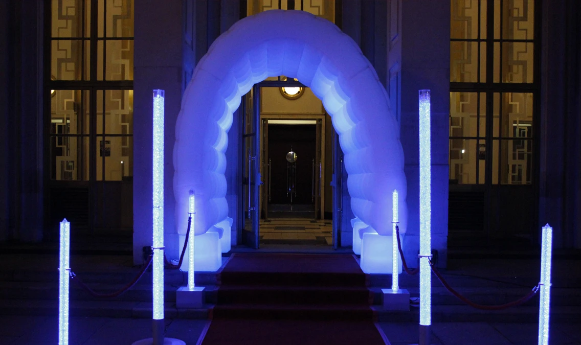 Giant Outdoor Event Led Lighting Tunnel Inflatable for Sale