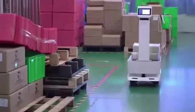 Autonomous Mobile Robot Arm Lidar Accurate Positioning Pallet Electric ...