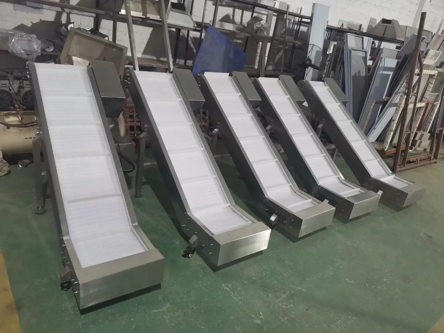 Clamp D Type Stainless Conveying Angle Mini Incline Small Conveyer Food ...