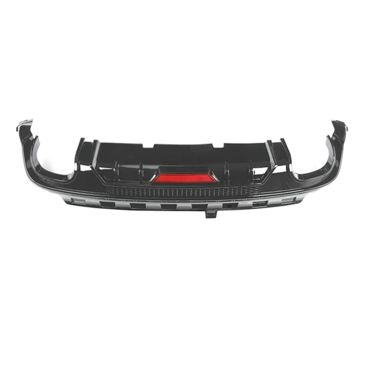 Car Rear Bumper Lip Diffuser Spoiler Rear Side Splitter Deflector For ...