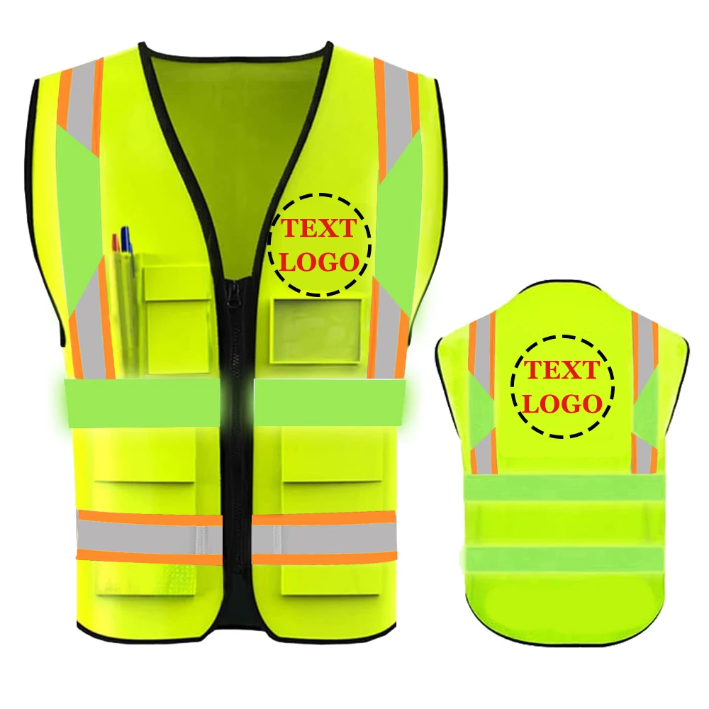 Yellow Reflective Safety Vest High Quality Visibility Mesh Vest - yoweshop