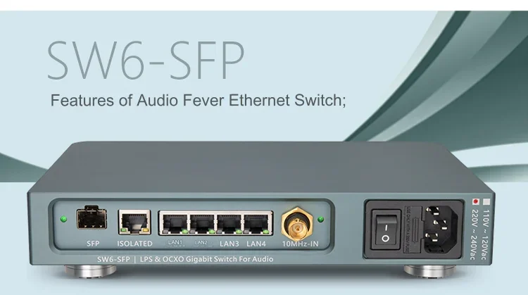 Lhy Sw-6 Sw6 Sfp Ethernet Network Switch High Quality 6-ports (4x Rj-45 ...