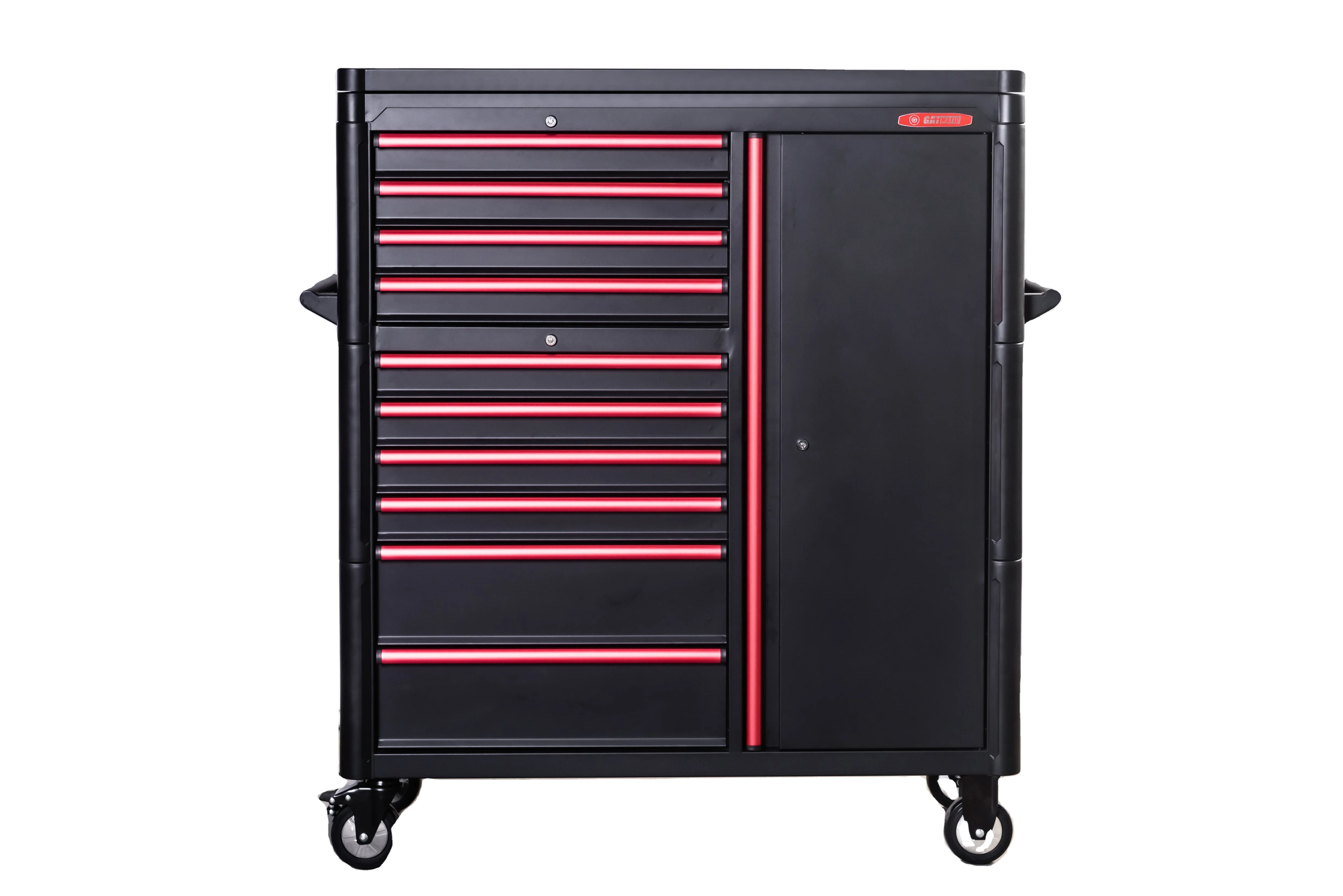 10 Drawers Steel Rolling Tool Cabinet Tool Chest With Castors Large ...