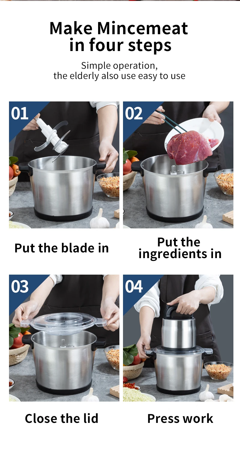 Yam Pounder Mixeur De Foutou Foufou Mix Fufu Blender Mixer