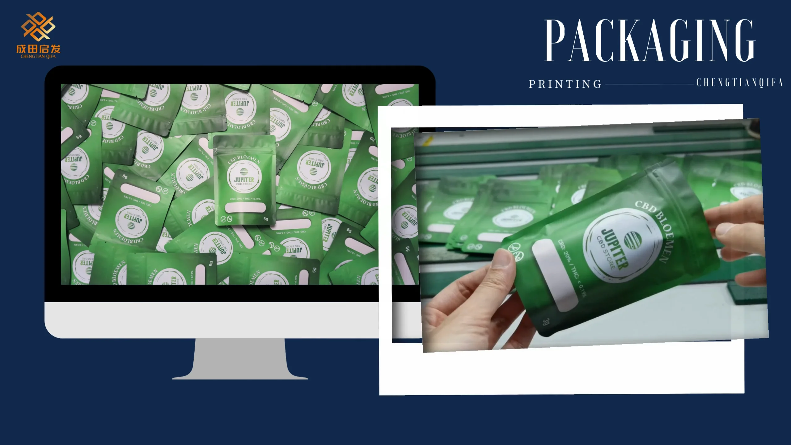 Custom Printed Edibles Powder Plastic Packaging Stand Up Ziplock 3.5g ...