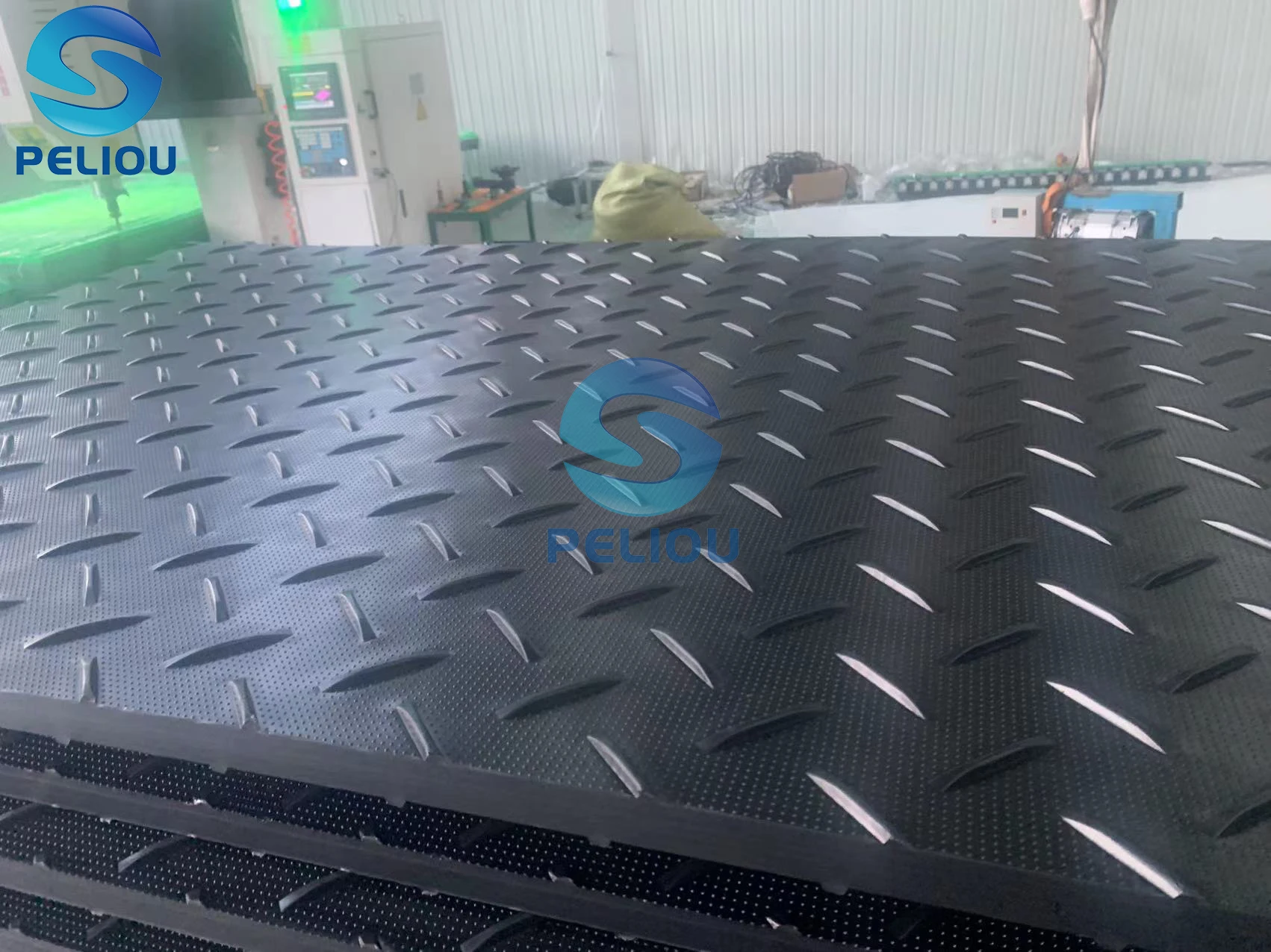 Heavy Duty Excavator Swamp Hdpe Ground Protection Mats Road Mat 4x8 For ...