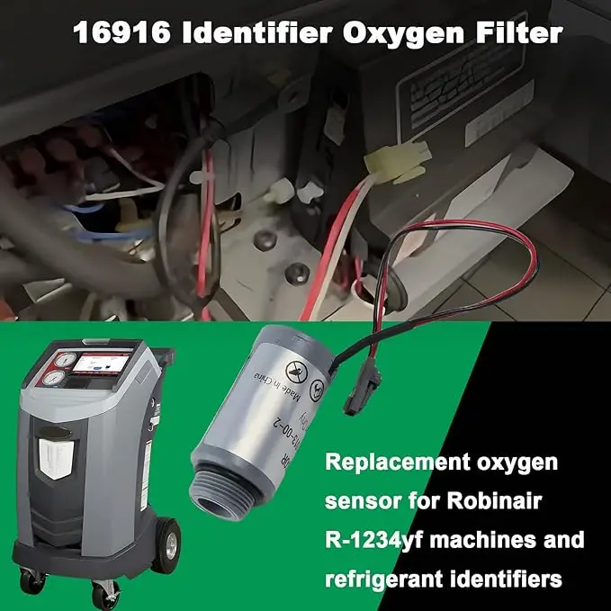 16916 O2 Sensor for Robinair R-1234YF Machines & Identifiers