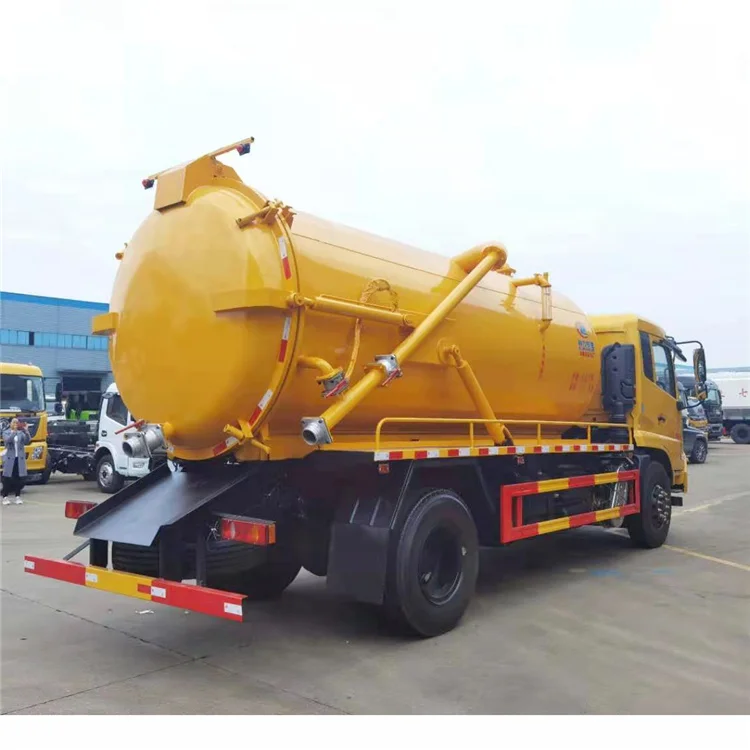 12 Cubic Meter Sewage Suction Vehicle - Buy Sewage Suction Truck For ...