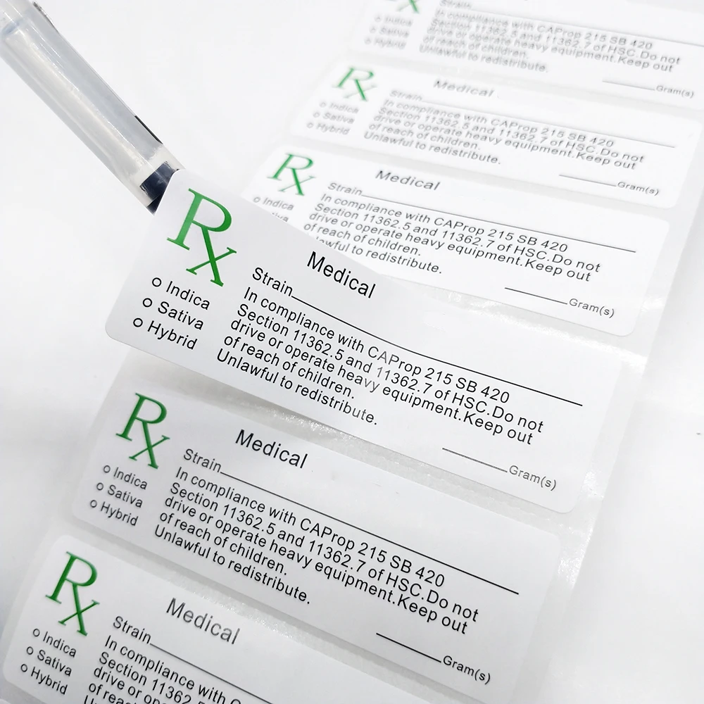 Custom Drug Label Pharmacy - Professional Medical Stickers