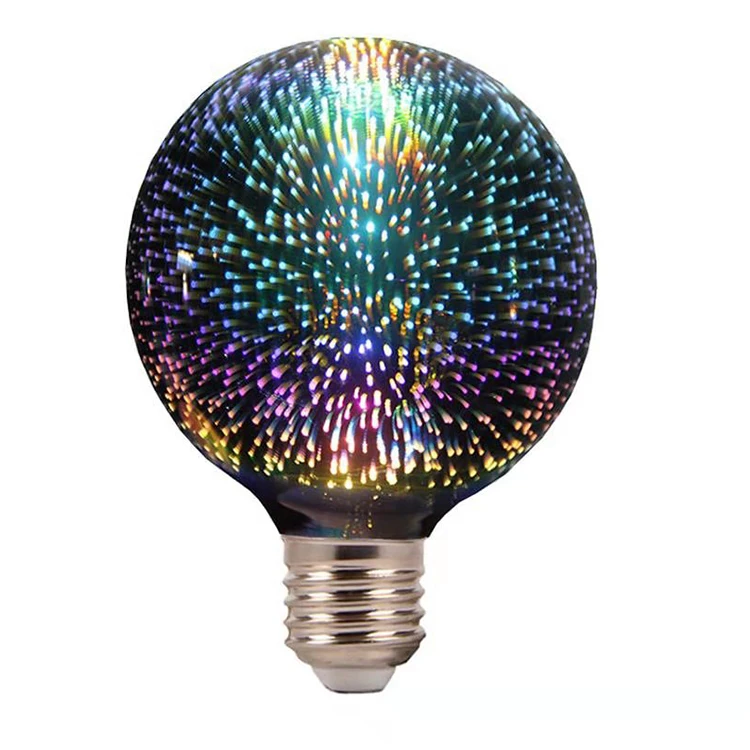 Boyid Party 3D Star Led Filament Edison Bulb Led Filament Bulb Clear ...