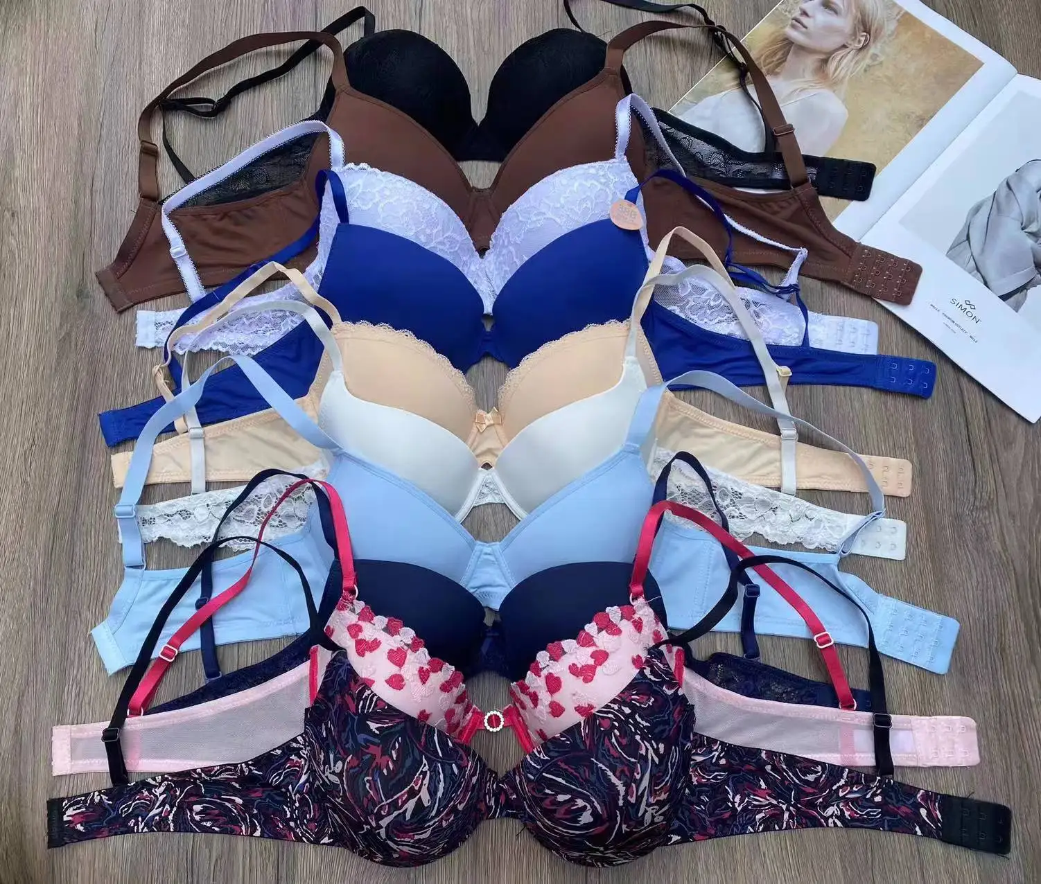 New Smooth Front Open Bra Ultra-thin Push up Soft Underwire Bra ...