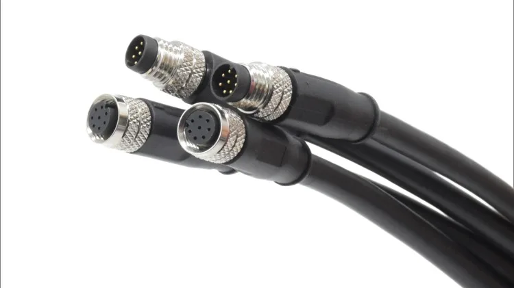 Westsam Sensor Shielded 8 Pin Male To Female Waterproof Cable Connector ...