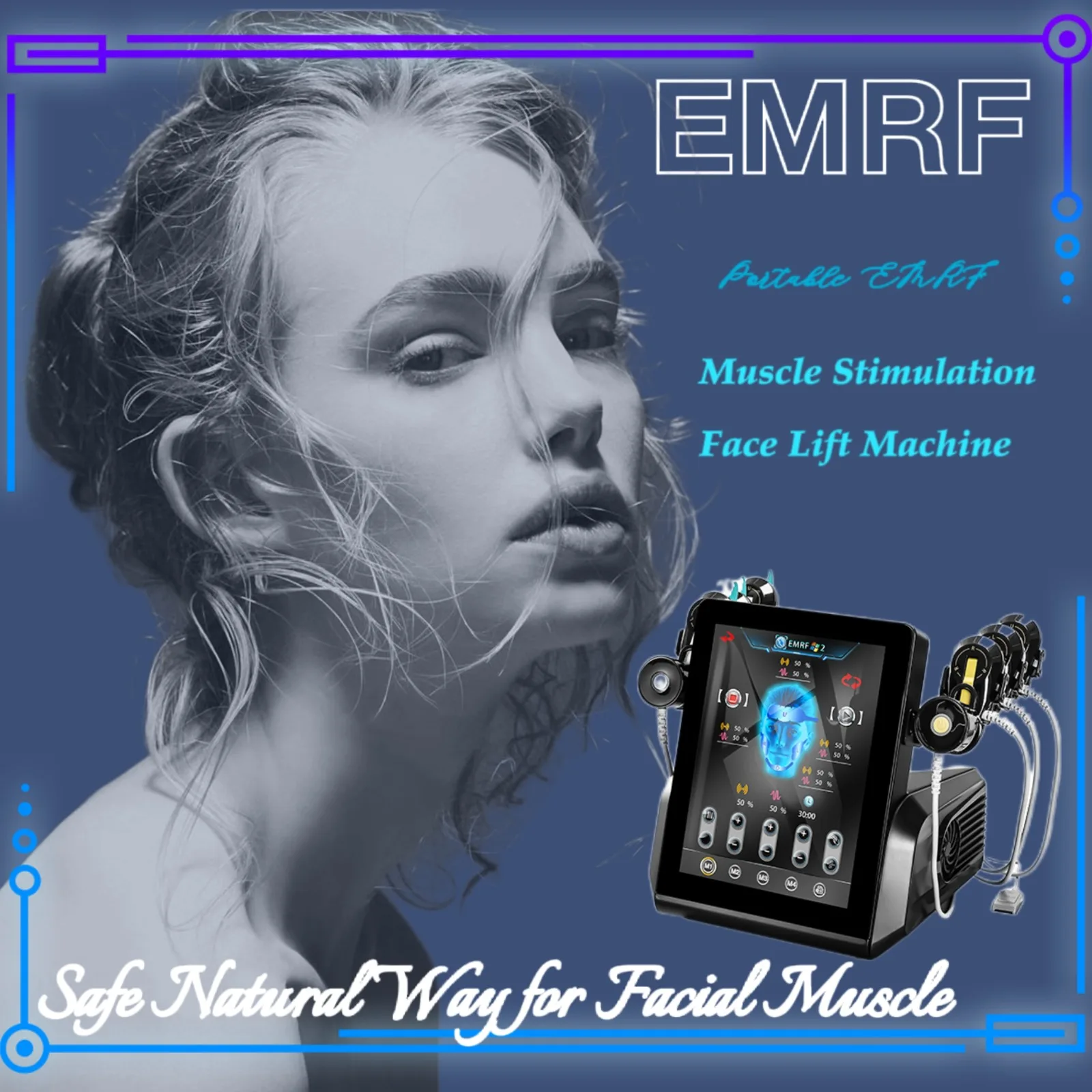 High Intensity Electromagnetic Muscle Sculpting Hife Ems Face Facial ...
