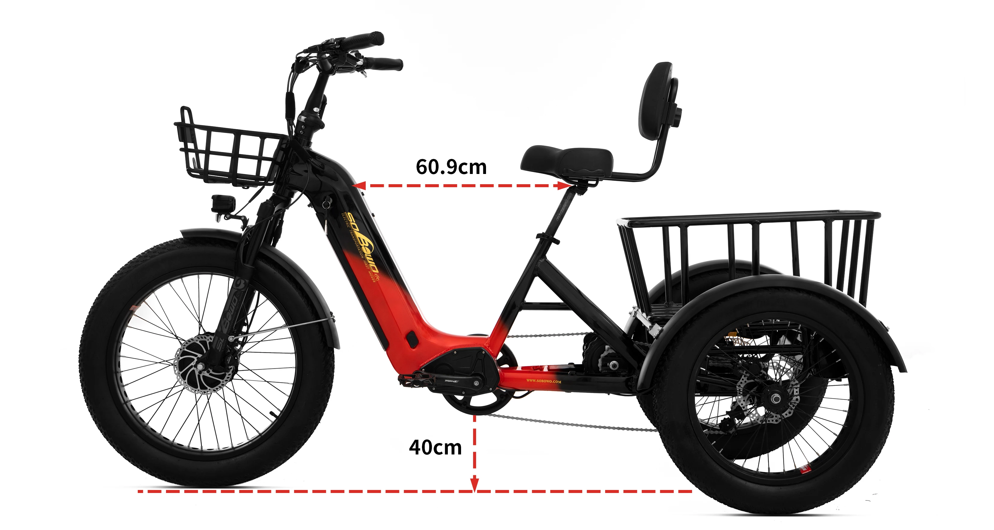 Super Factory Torque Sensor Electric Tricycle 2000w Dual Motor Electric ...