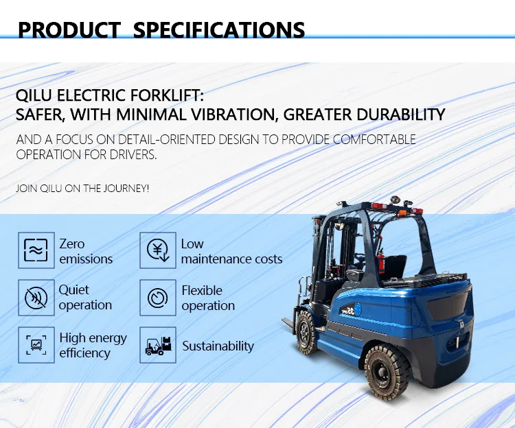 Factory Price Forklift With Epa Electric 3 Ton 3.5 Ton 4 Ton 5 Ton ...