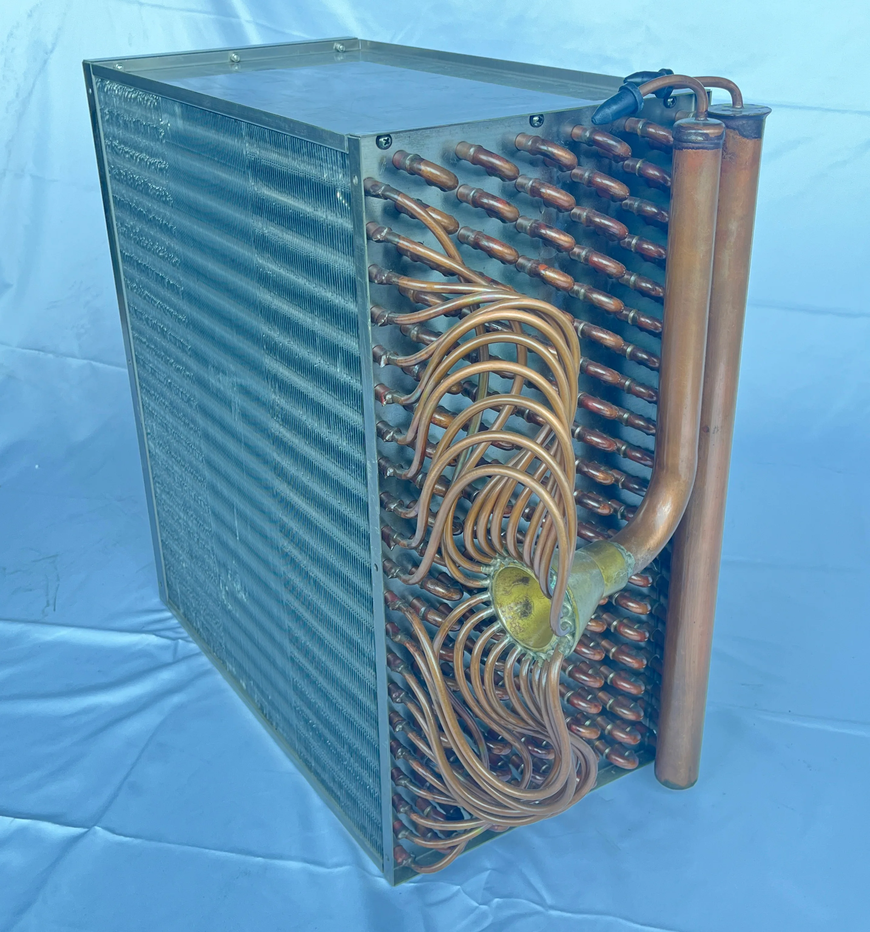 China supply tube heat exchanger Slit fin heat exchanger copper tube ...
