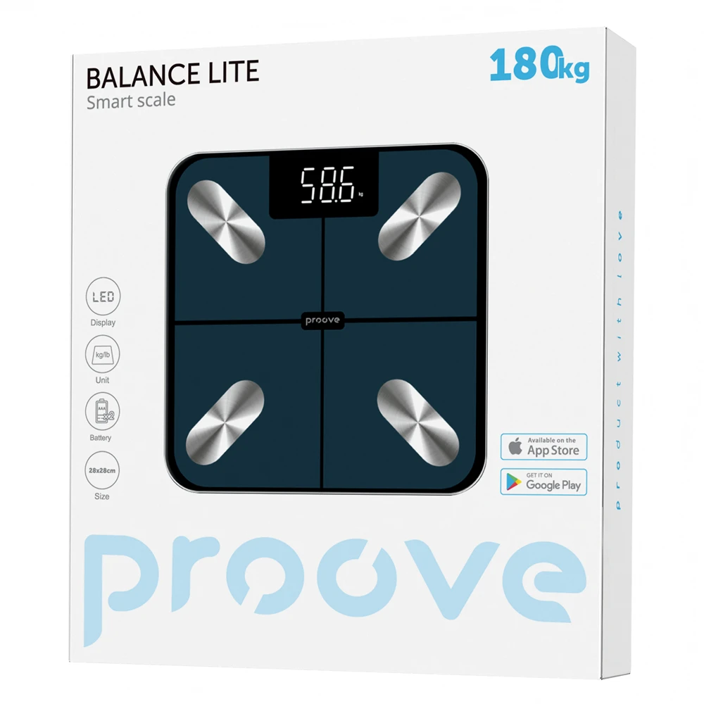 Proove Balance Lite Smart Scale - Analyze Your Body Composition