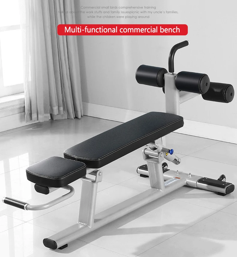 THYFIT Commercial Adjustable AB Bench Sit up Bench for Home Fitness ...