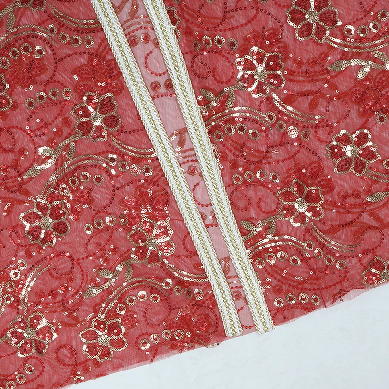 Cy500236 Abaya Set Vest Dress And Sequin Cardigan Coat Daily Life Wear ...