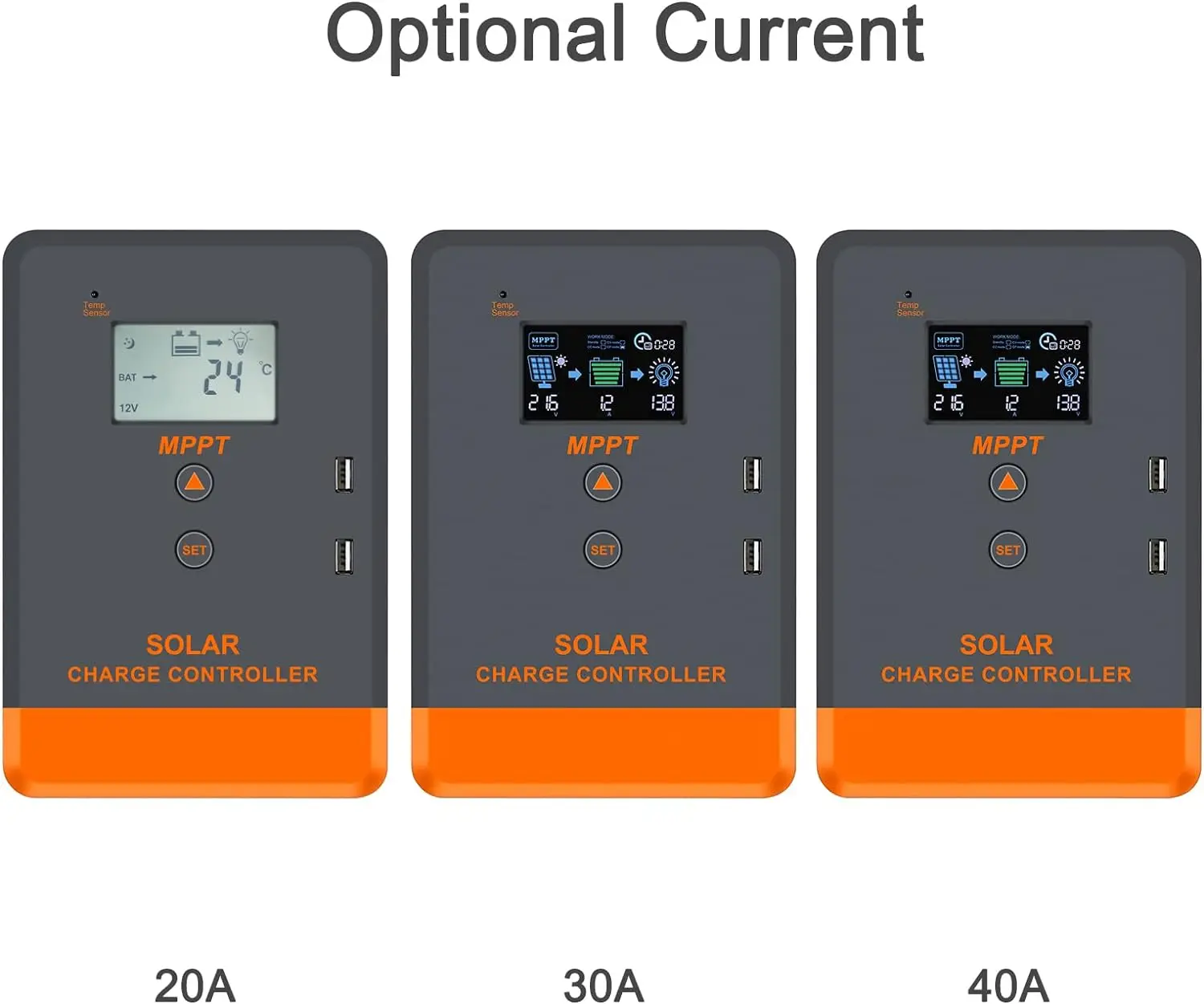 MPPT Solar Controllers - Efficient 20A, 30A, 40A Solutions